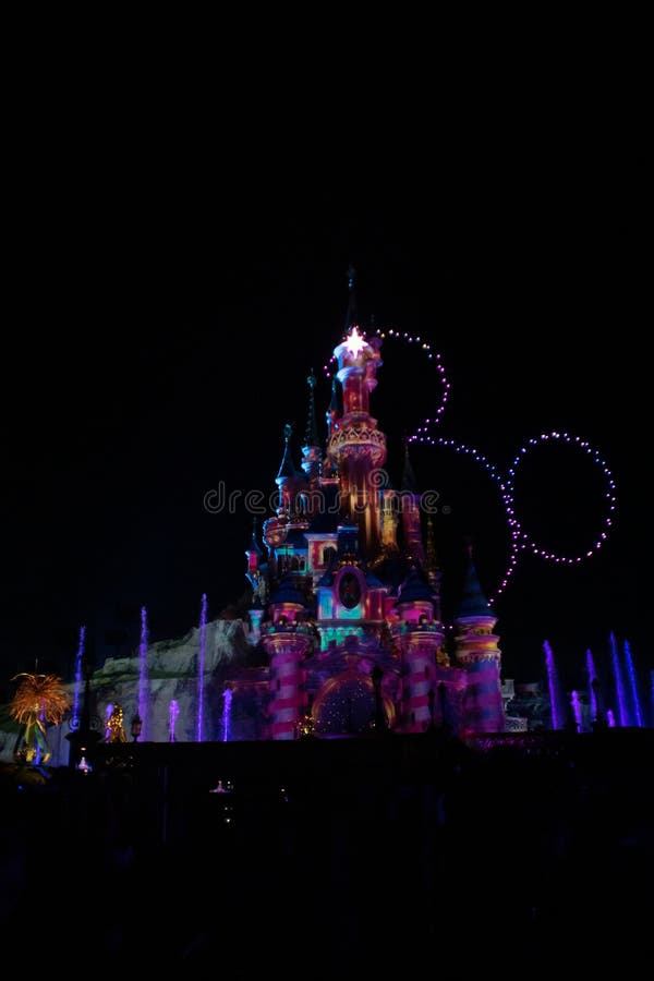 Disney D-Light editorial stock image. Image of lights - 335122309