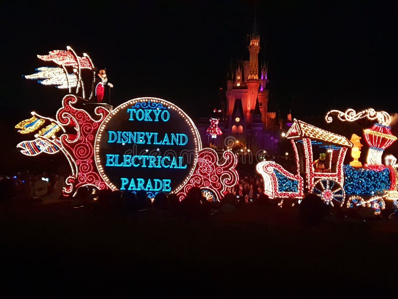 Disney Electric Light Night Pride Editorial Stock Image - Image of neon ...