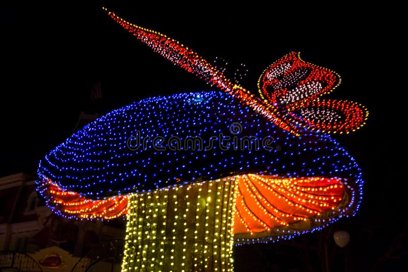 Disney Electrical Parade editorial photo. Image of magic - 50512391