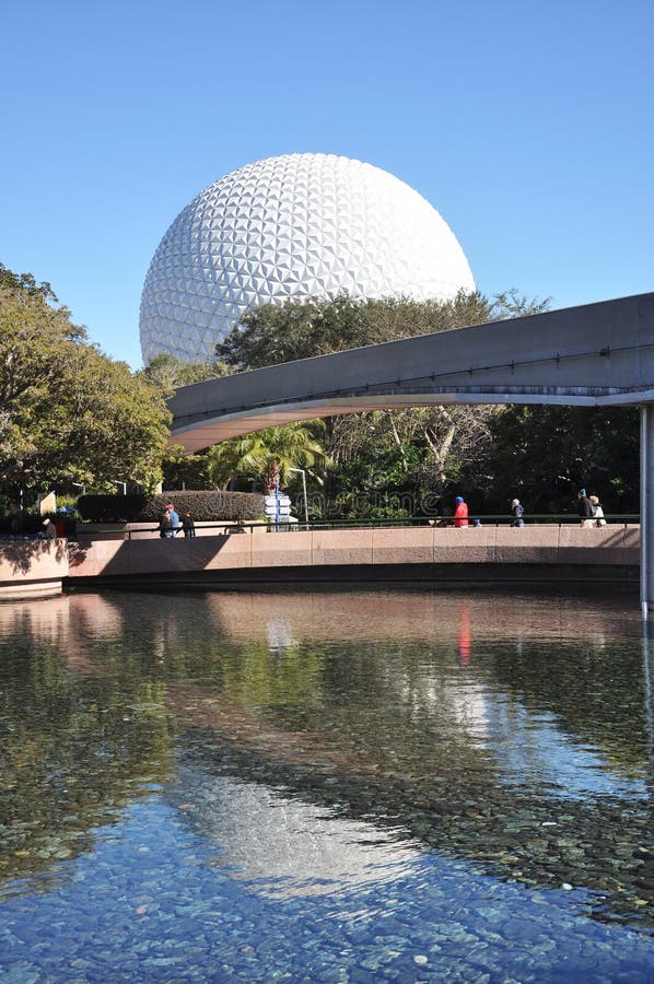 Epcot Center editorial photo. Image of monorail, spaceship - 50824361