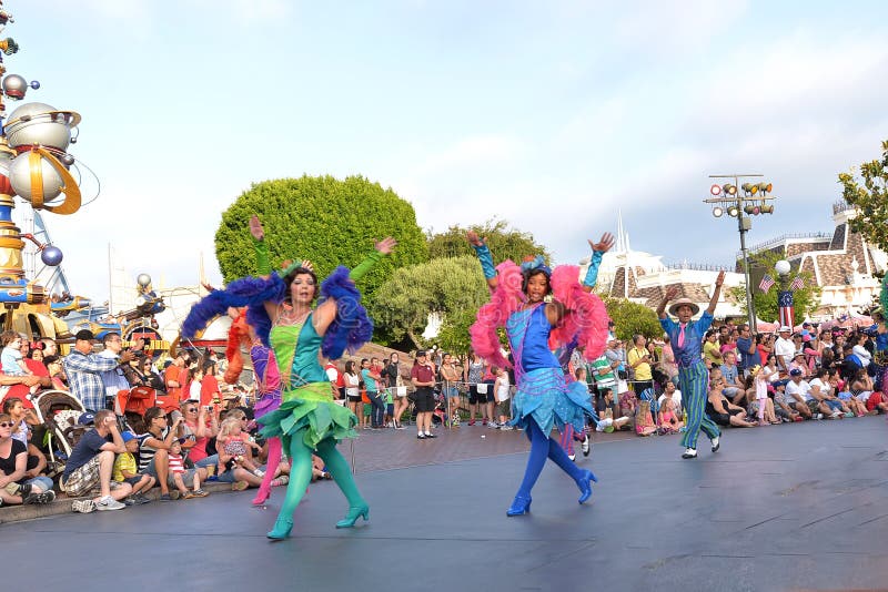 Disney Land Parade editorial stock photo. Image of joyful - 94991343