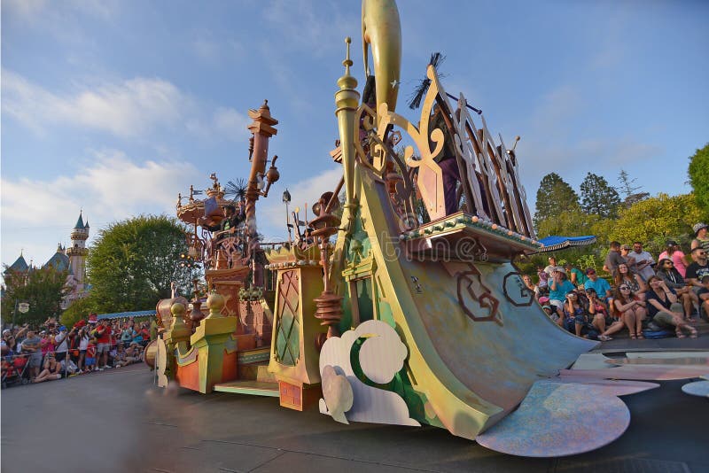 Disney Land Parade editorial stock image. Image of blue - 94992034