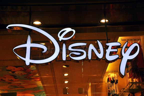 Disney Company Logo Outside a Disney Toys Store Editorial Stock Photo ...