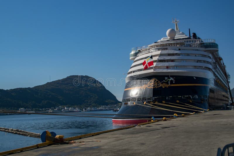 Disney Magic in Alesund editorial image. Image of vessel - 312816570