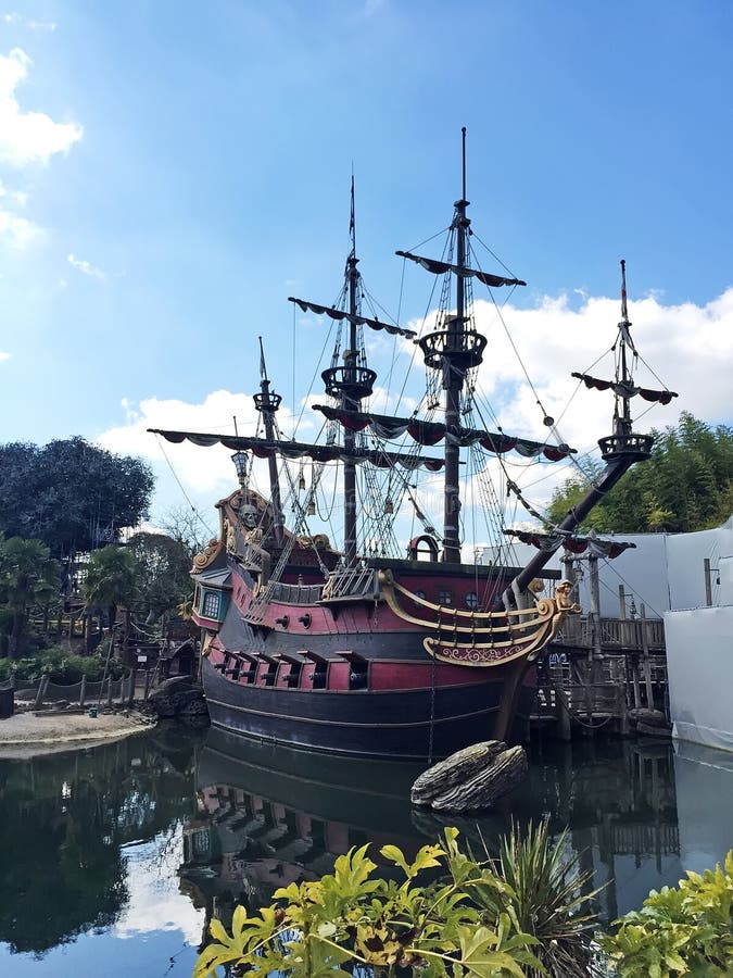 Disney Park, Paris, France editorial photography. Image of scenery ...