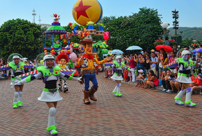 Disney Pixar Characters on Parade Editorial Stock Photo - Image of ...