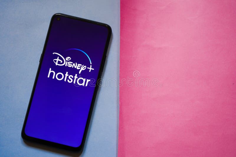Disney Plus Hotstar App Logo on Smartphone Device Editorial Photo ...