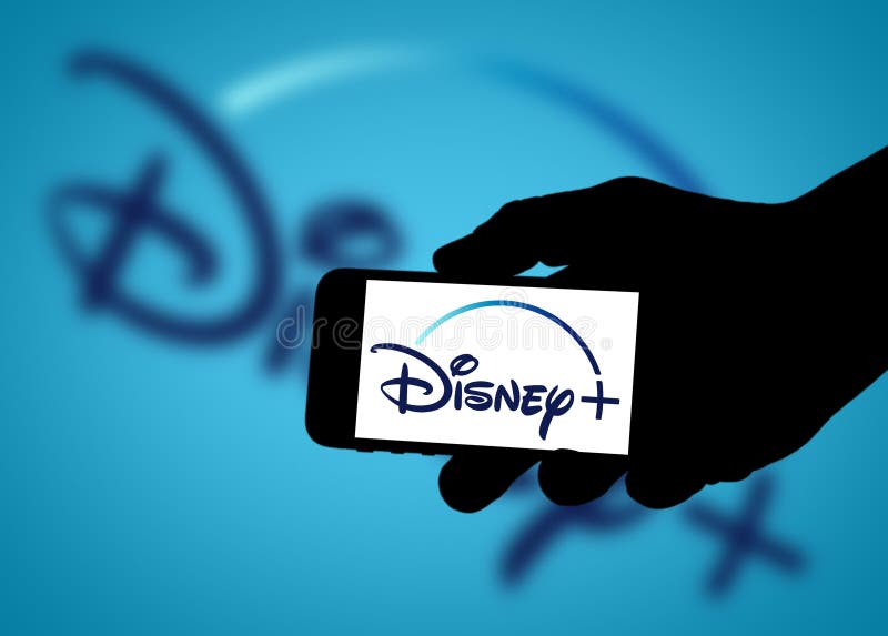 Disney Plus logo editorial photography. Illustration of streaming ...