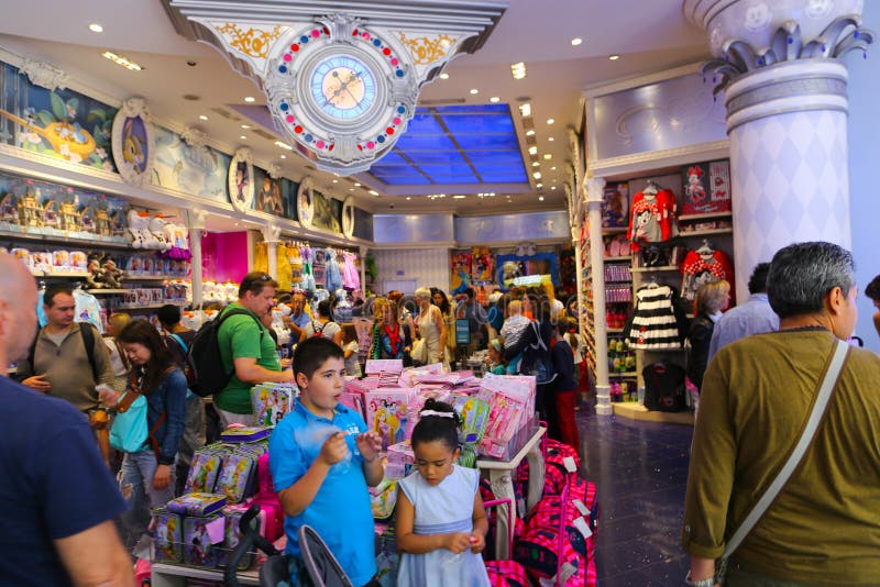 Disney shop - Paris editorial photography. Image of famous - 46024017