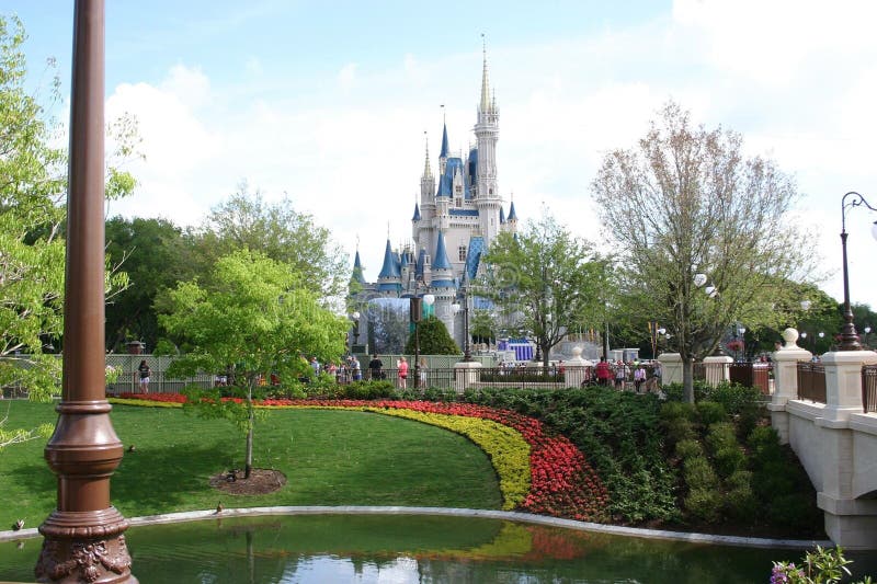 Disney slott redaktionell arkivbild. Bild av lopp, orlando - 90618887