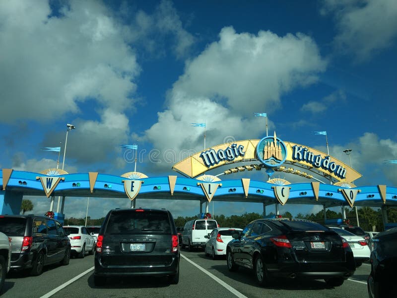Disney world entrance arch editorial photography. Image of ticket ...