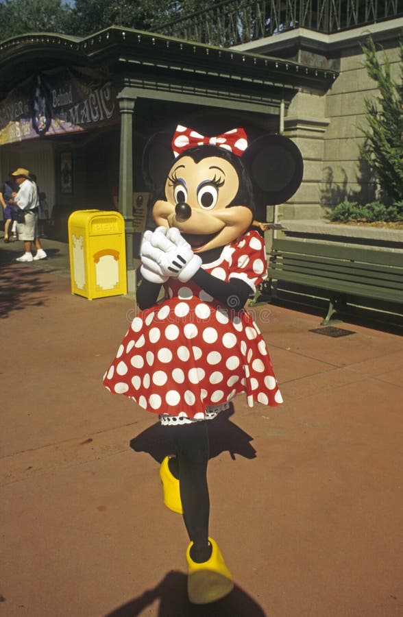 Disney World Magic Kingdom - Minnie Mouse Editorial Stock Photo - Image ...