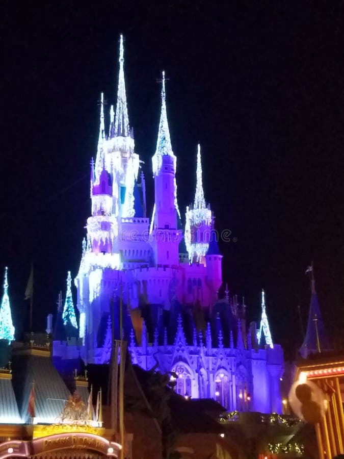 Disney World editorial photography. Image of magic, night - 128198107