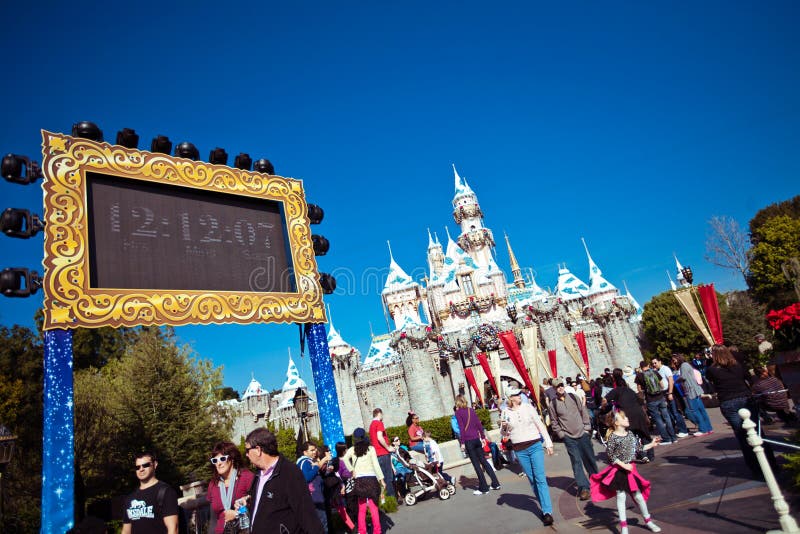 DisneyLand Countdown editorial stock image. Image of countdown - 22701119
