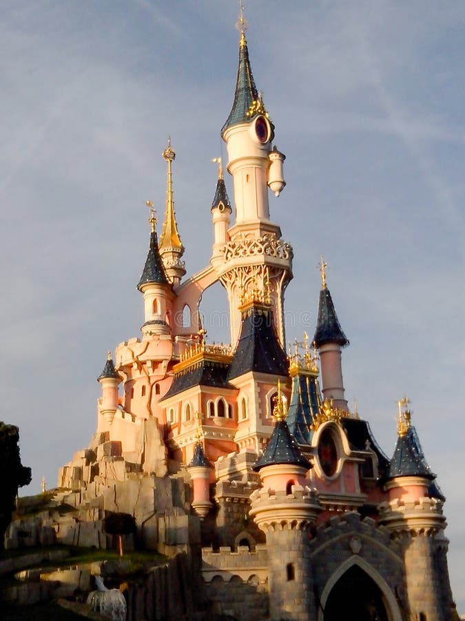Princess S Castle Disneyland Paris. Editorial Photo - Image of stone ...