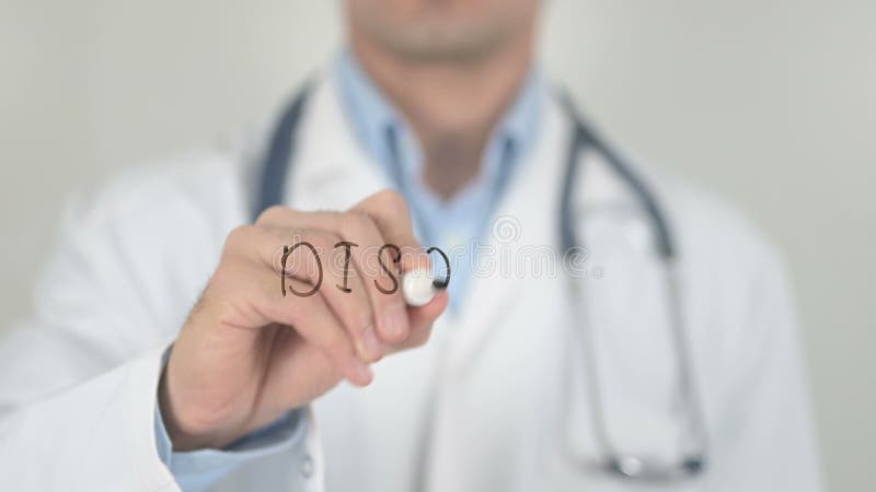 Disorder, Doctor Writing on Screen Stock Video - Video of treatment ...