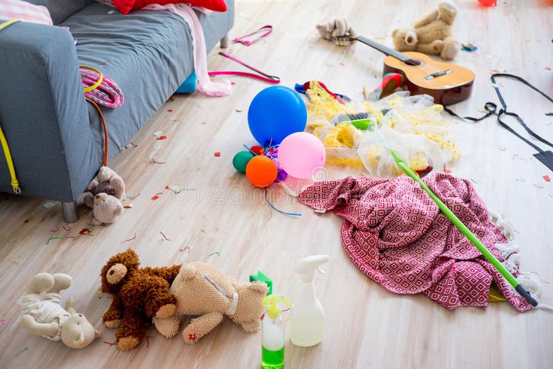 Disorder mess at home stock image. Image of mess, room - 96321199