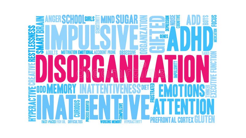 Disorganization Animated Word Cloud Stock Video - Video of genes ...