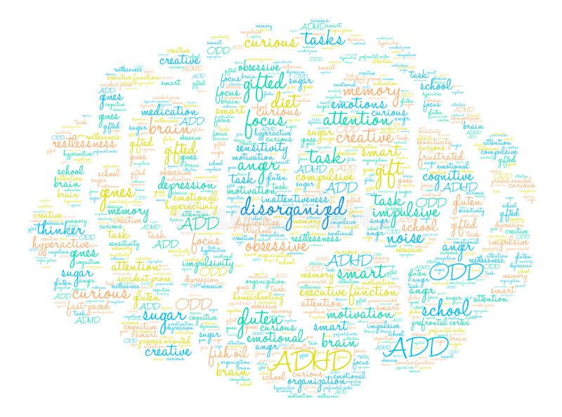 Disorganized Word Cloud stock vector. Illustration of focusing - 103967507