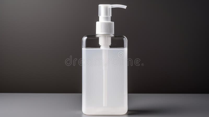 Dispenser White Plastic Packaging Stock Illustration - Illustration of ...