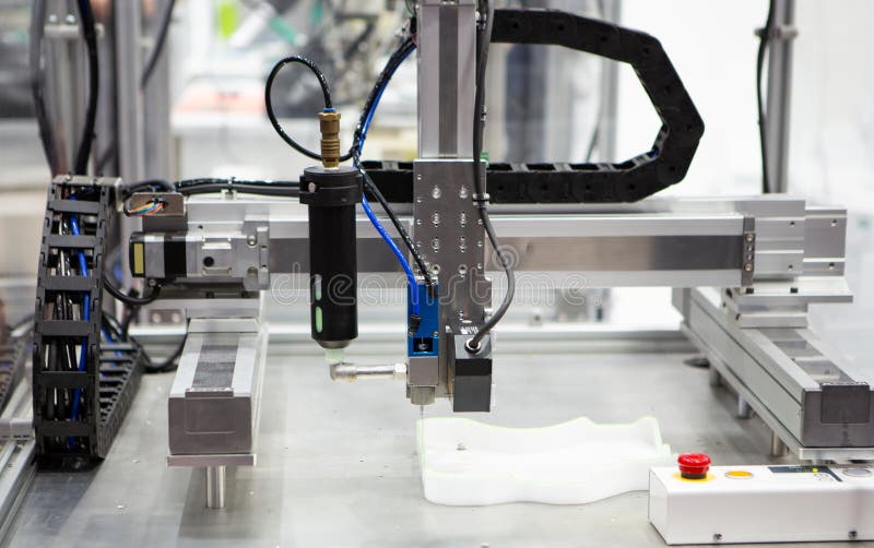 Dispensing Height Alignment Machine Stock Image - Image of machine ...