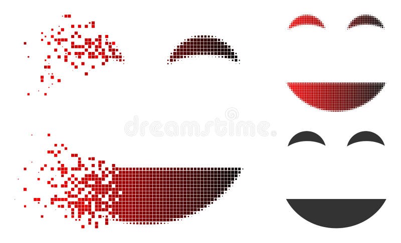 Dispersed Dot Halftone Happy Smiley Icon Stock Vector - Illustration of ... Dispersed Dot Halftone Happy Smiley Icon Stock Vector - Illustration of ...