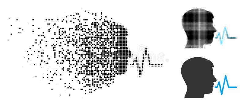 Dispersed Dot Halftone Person Speech Signal Icon Stock Vector ... Dispersed Dot Halftone Person Speech Signal Icon Stock Vector ...