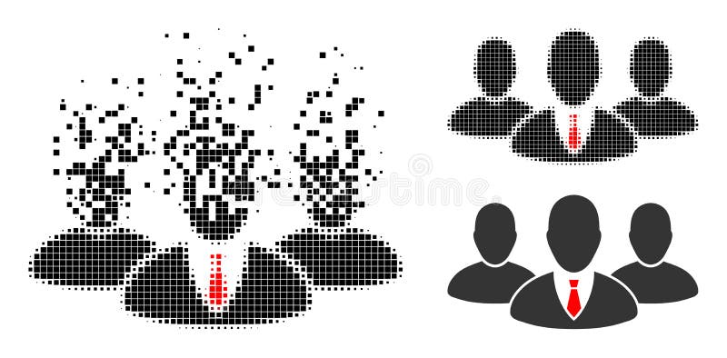 Dispersed Dotted Electric Bulb Icon with Halftone Version Stock Vector ...
