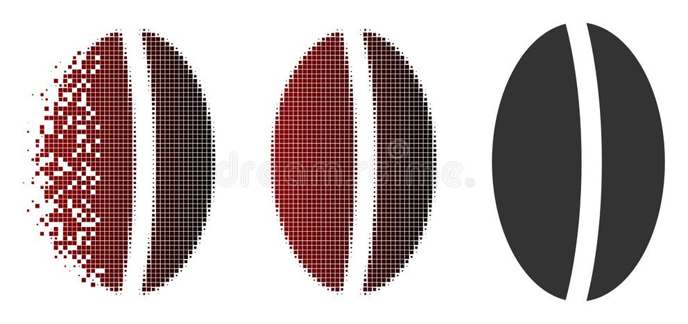 Dispersed Dotted Halftone Wheat Seed Icon Stock Vector - Illustration ...