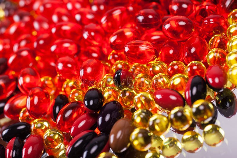 Dispersion Des Capsules Et Des Comprimés Photo stock - Image du ...