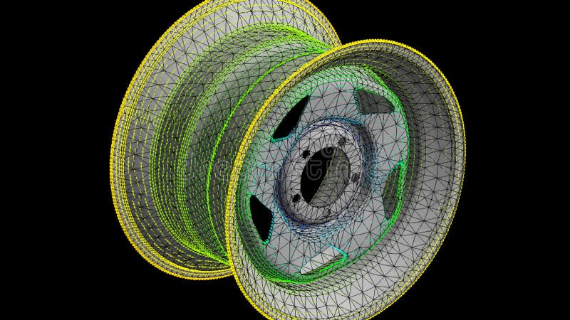 Mechanic Simulation Engineering - Displacement Analysis of Wheel Under ...