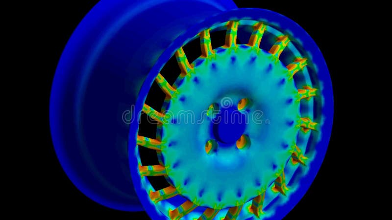 Mechanic Simulation Engineering - Displacement Analysis of Wheel Under ...