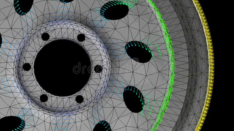 Mechanic Simulation Engineering - Displacement Analysis of Wheel Under ...