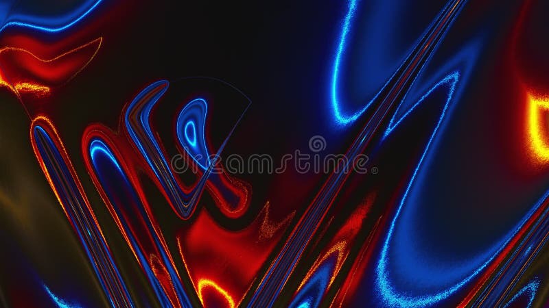 Displacement Streaks on a Liquid Background, Computer Generated ...