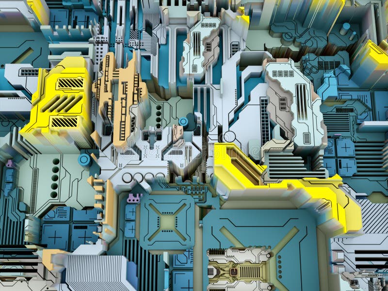 Displacement Technology stock illustration. Illustration of development ...