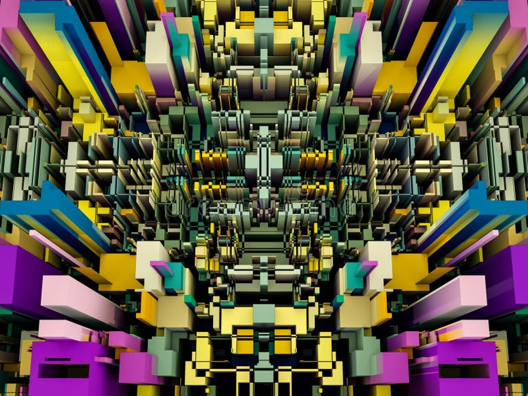 Displacement Technology stock illustration. Illustration of math ...