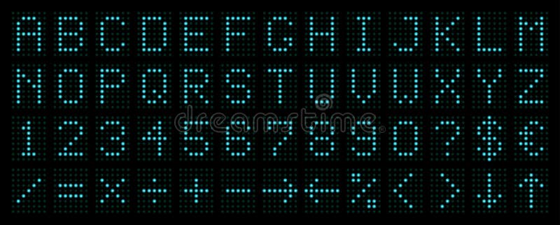 Display abcd stock illustration. Illustration of panel - 353176265