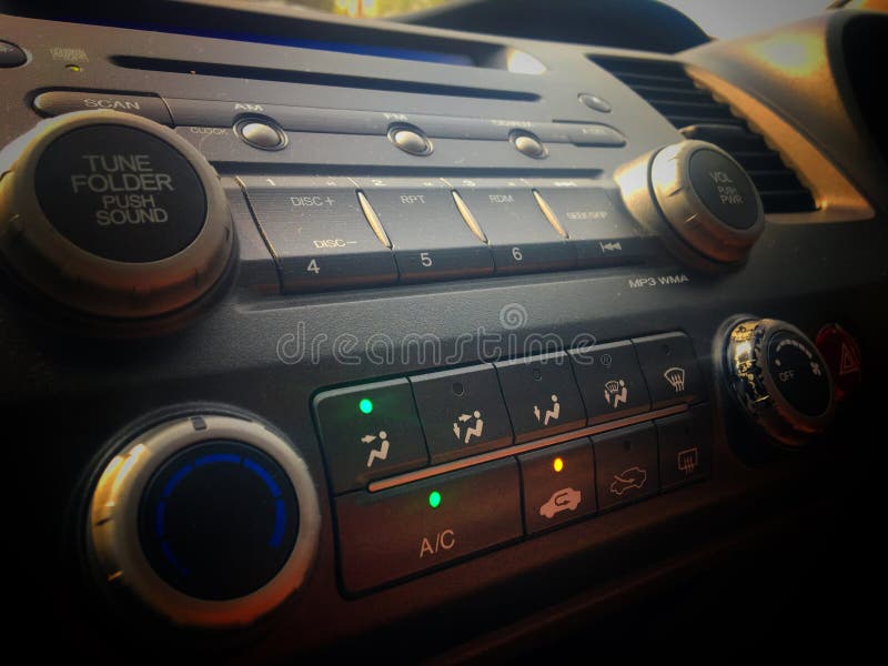 Display Audio Bottom Control Panel ,Audio Bottom Control Stock Image ...