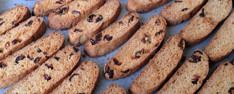 A Display of Baked Biscotti Stock Image - Image of cake, snack: 235608091