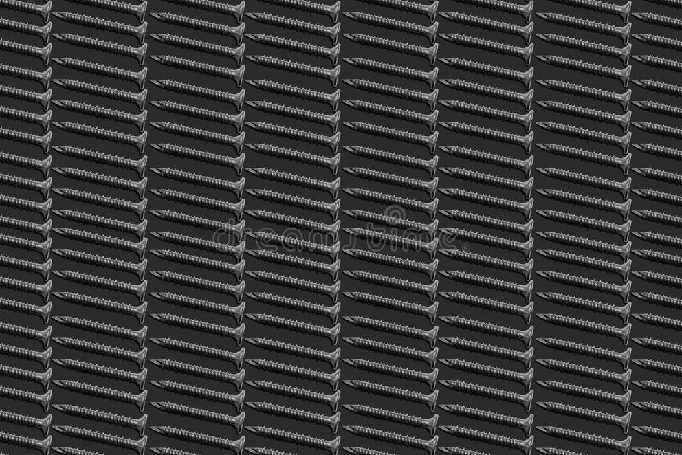 Display Black Cement Board Screws Construction Sharp Point Coated ...