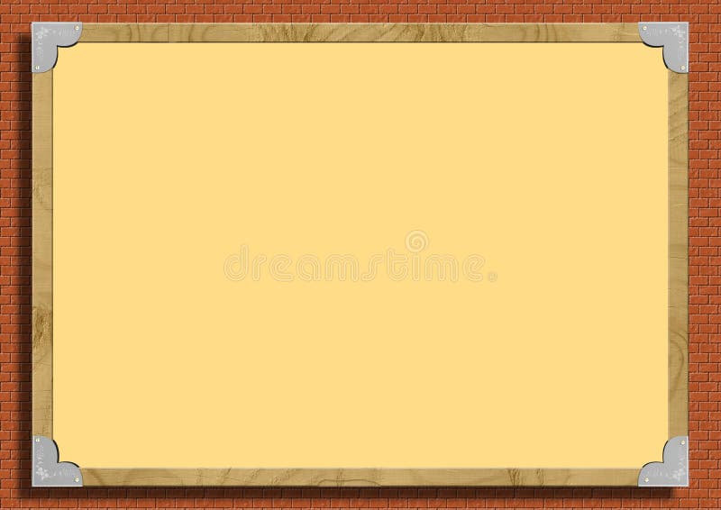 Display board stock illustration. Illustration of oldframe - 2723742
