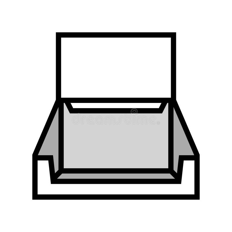 Display Box Cardboard Packaging Color Icon Vector Illustration Stock ...