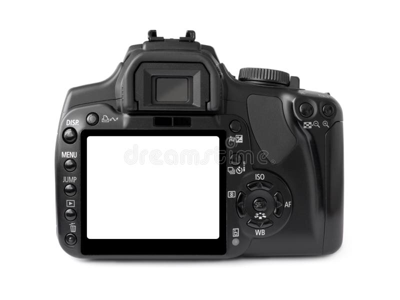 Camera Back Screen stock image. Image of electronic, view - 28384075