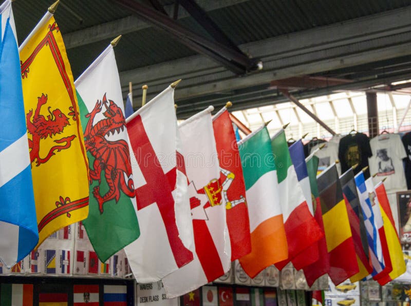 Display of Car Flags stock image. Image of sale, capital - 310323045