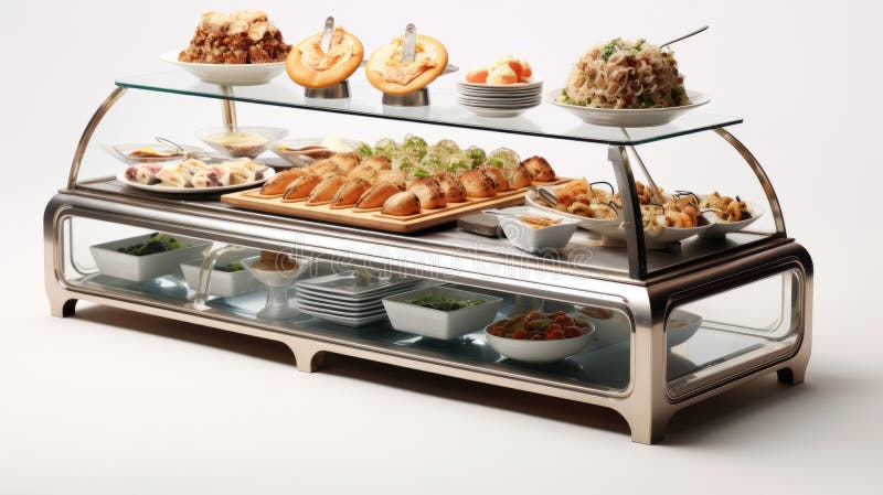High Quality Buffet Display with Traditional Chinese Dishes Stock Photo ...