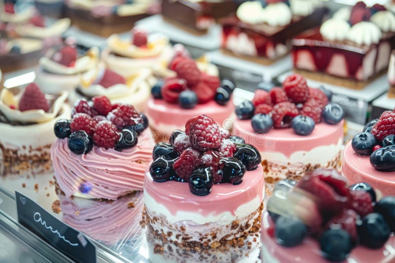 A Display Case Showcasing an Array of Mouthwatering Desserts and ...