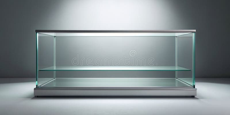Display Case Tempered Glass Stage Platform Minimalist Background ...