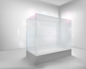 Display Case. Vector Illustration. Stock Vector - Illustration of expo ...
