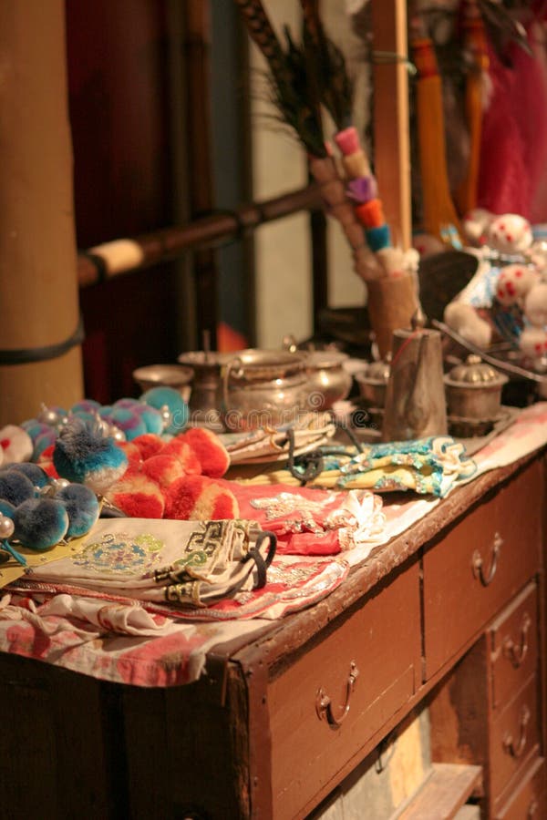 The Display of Chinese Opera Backstage 29 May 2005 Editorial Image ...