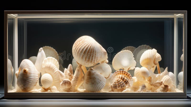 Display clear box stock illustration. Illustration of interior - 373052369